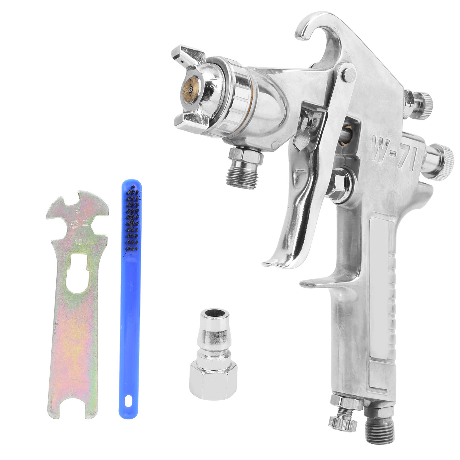 Пневматический краскораспылитель W-71 для покраски, с насадкой-распылителем для домашнего использования, диаметр 1,3 мм, тип JP.