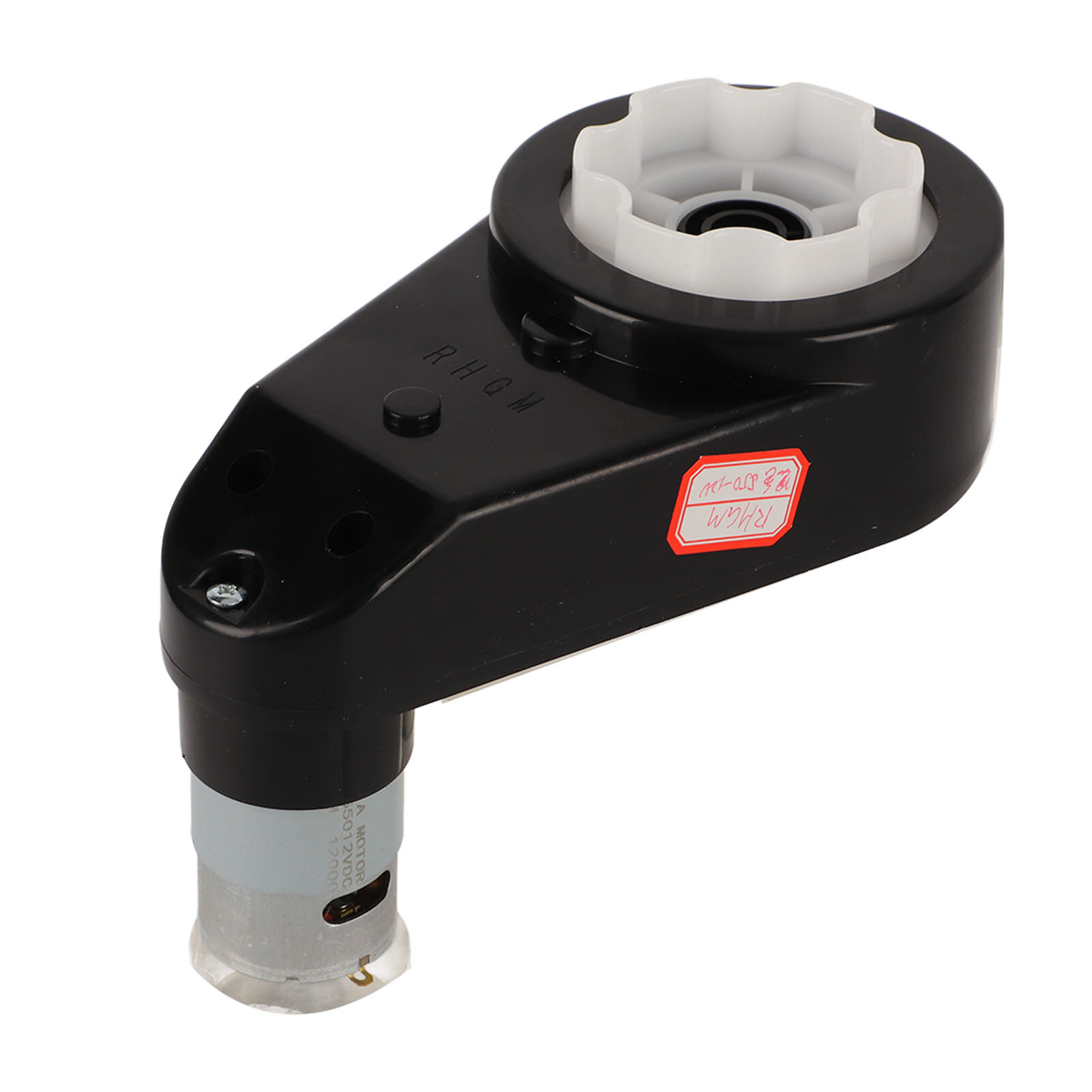 Электродвигатель для детского электромобиля 550 12 В, редуктор, 12000 об/мин, для мотоцикла, автомобиля, с регулируемой скоростью, аксессуары для коляски, черный.