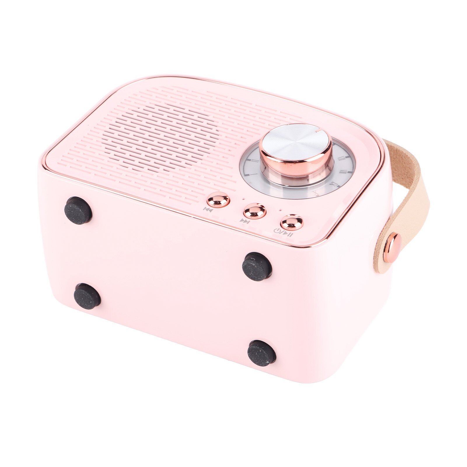 -колонка Retro BT 5.0 Type C Vintage Портативная Беспроводная для Кухни П Спальни Офиса Вечеринки, Материал ABS и Силикон, Динамик 45mm 4Ω 3W, Диапазон 10m, Ёмкость батареи 500mAh, Время воспроизведения до 8ч, Время зарядки 1.5ч,