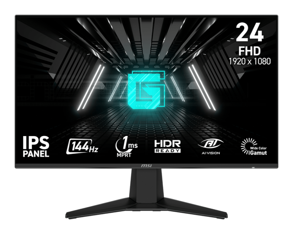 23.8" Монитор MSI G242L E14, 1920x1080, 144 Гц, IPS, 1500:1, 300 Кд/м², черный