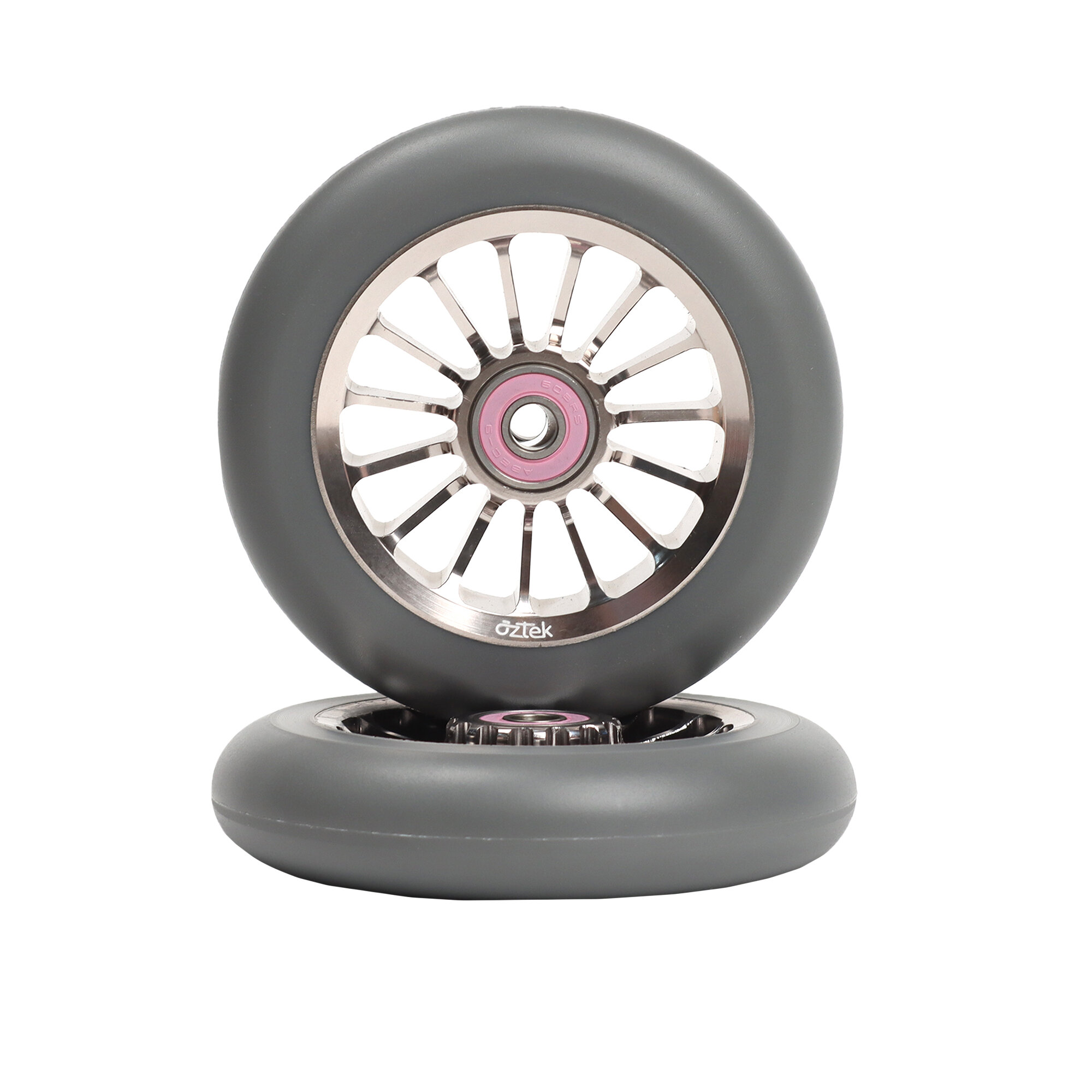 Набор колес для трюкового самоката Aztek "Architect 2 XL", 115x30mm, (2шт.) - Gray