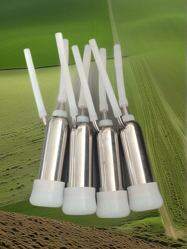 Стакан доильный нержавеющий Набор для сбора молочных пульп, Комплектующие, запчасти для доильного аппарата(4 шт)-A1