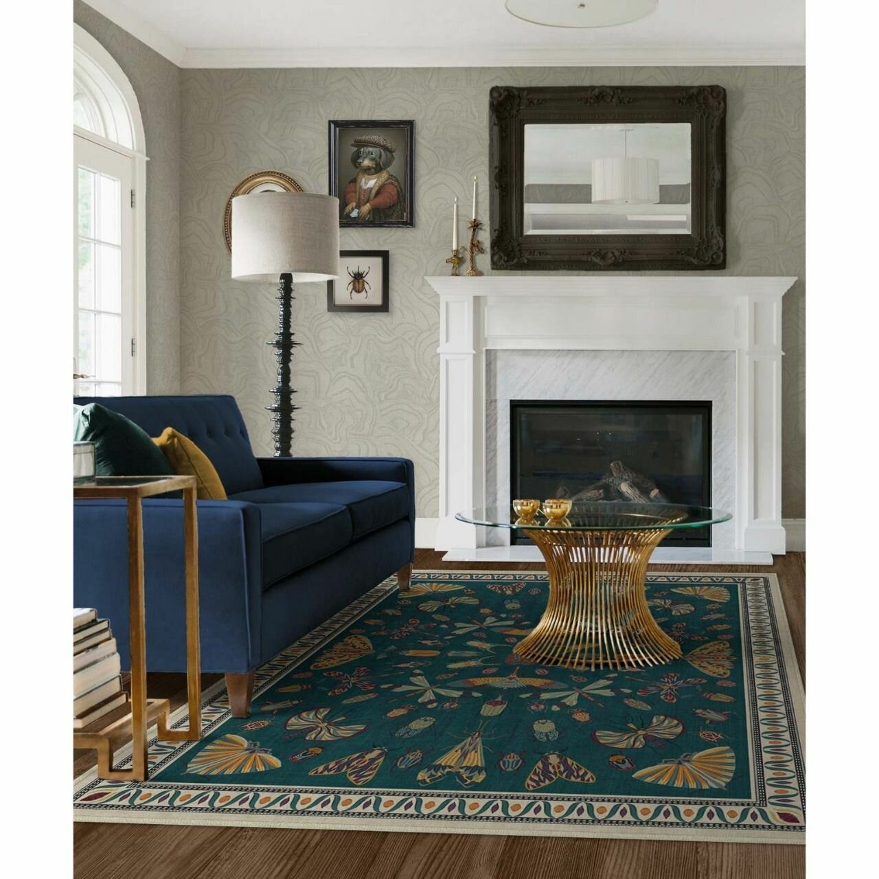 Ковёр комнатный безворсовый / детский / коврик 120*180