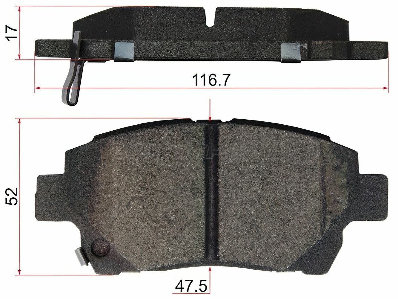 Тормозные колодки передние для Тойота Королла, Приус, Виста Виста Ardeo арт ST0446532230 SAT