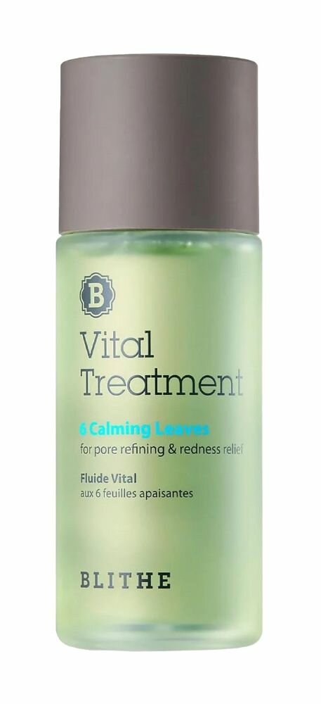 Успокаивающая эссенция с экстрактами 6 листьев Blithe Vital Treatment 6 Calming Leaves, 54 мл