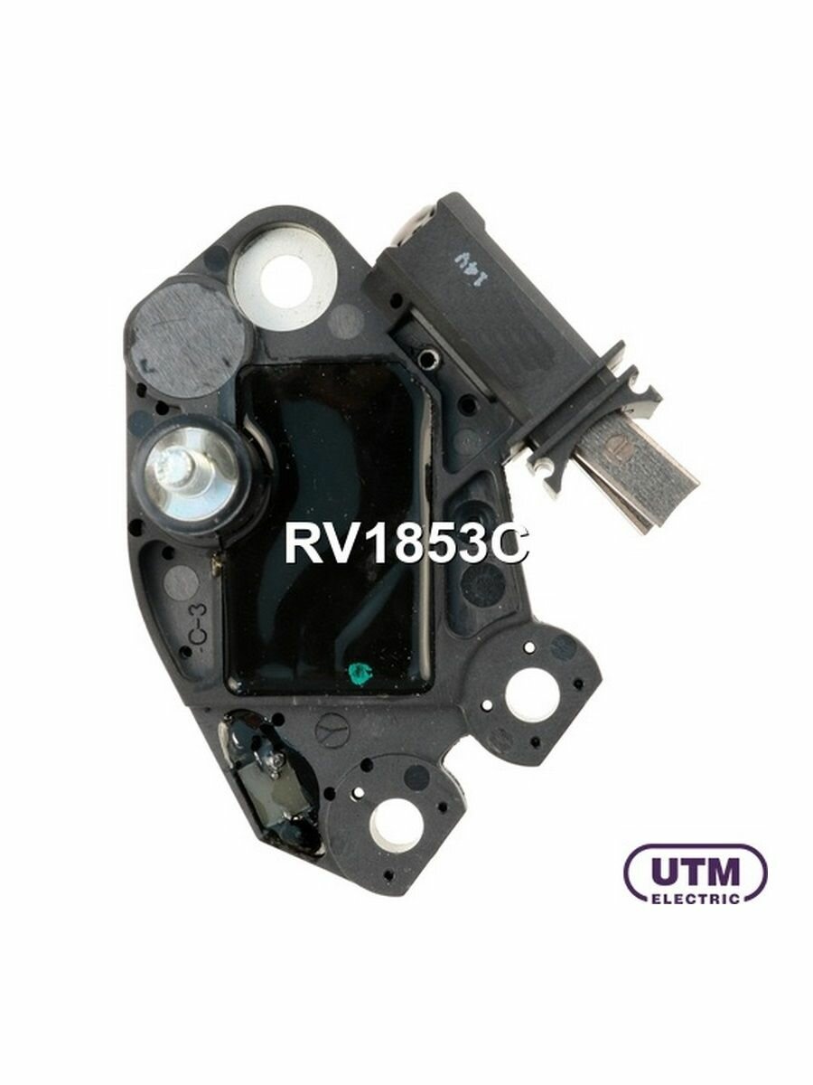 Регулятор генератора UTM RV1853C, для BMW, металл, пластик, черный — фото 1