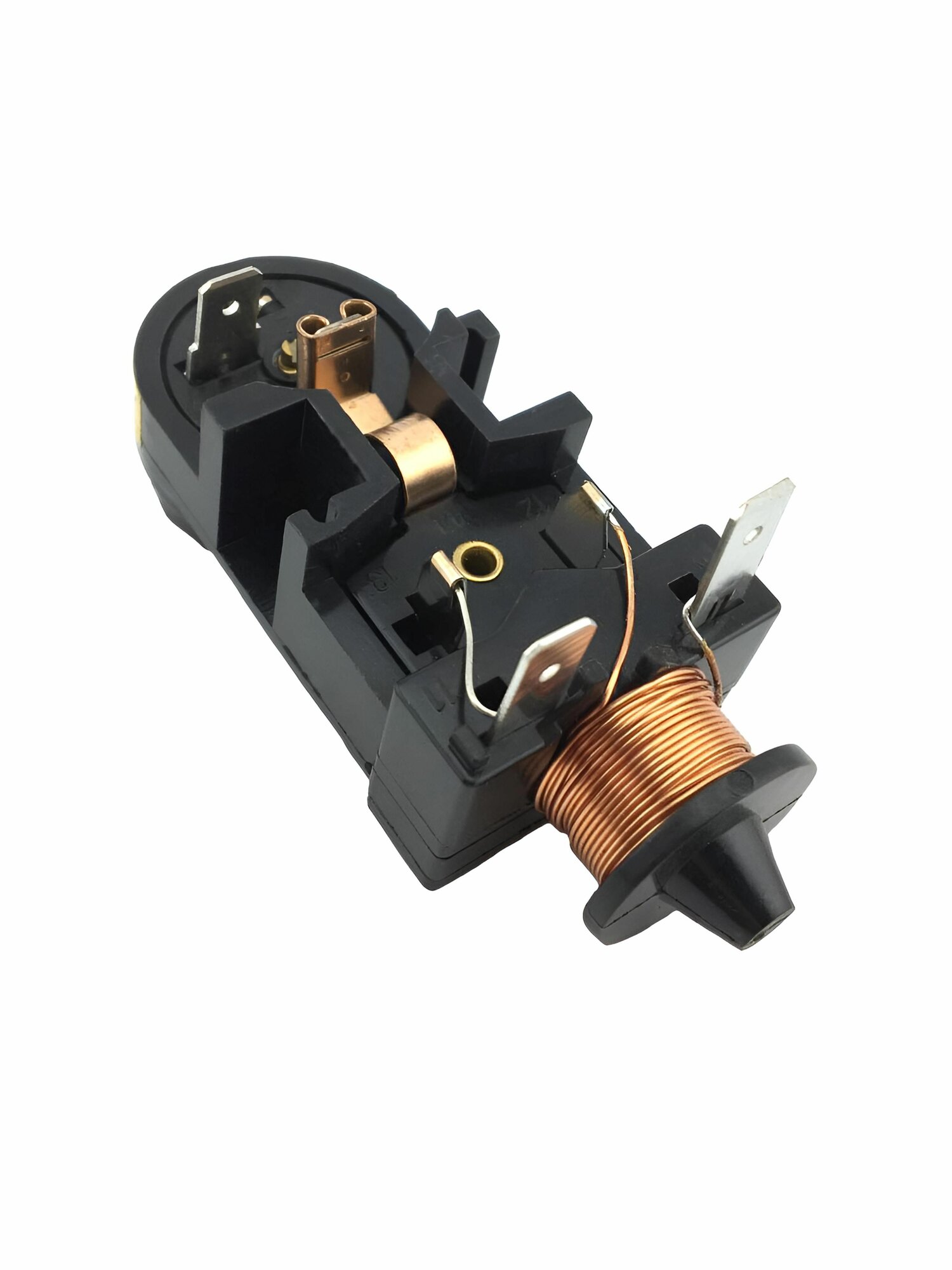 Реле пускозащитное 4 конт HL030 для компрессора холодильника пусковое+тепловое HL030