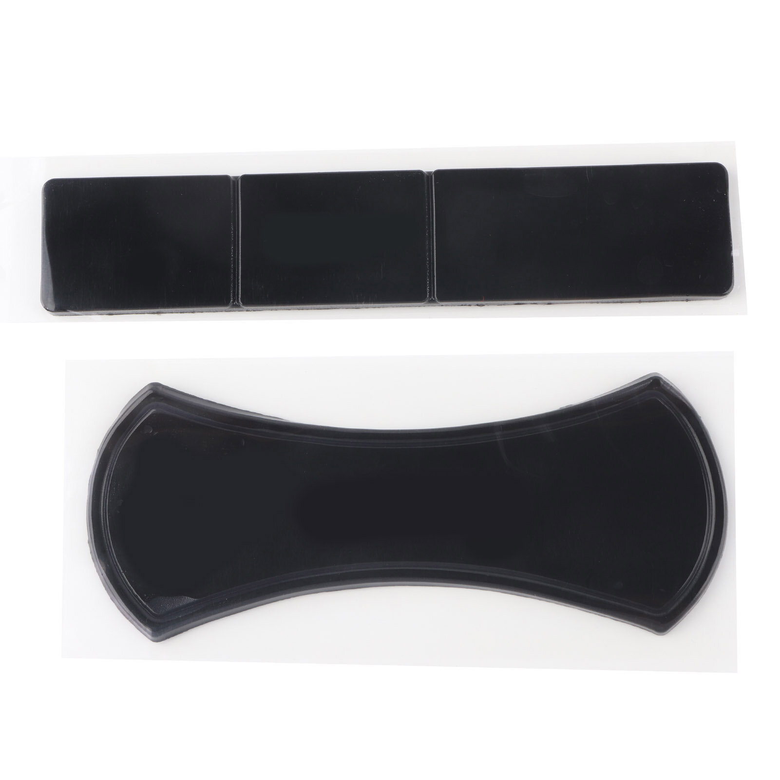 2Pcs / Pack Strong Sticky Nano Rubber Universal Gel Pad Car Phone Bracket Holder Black