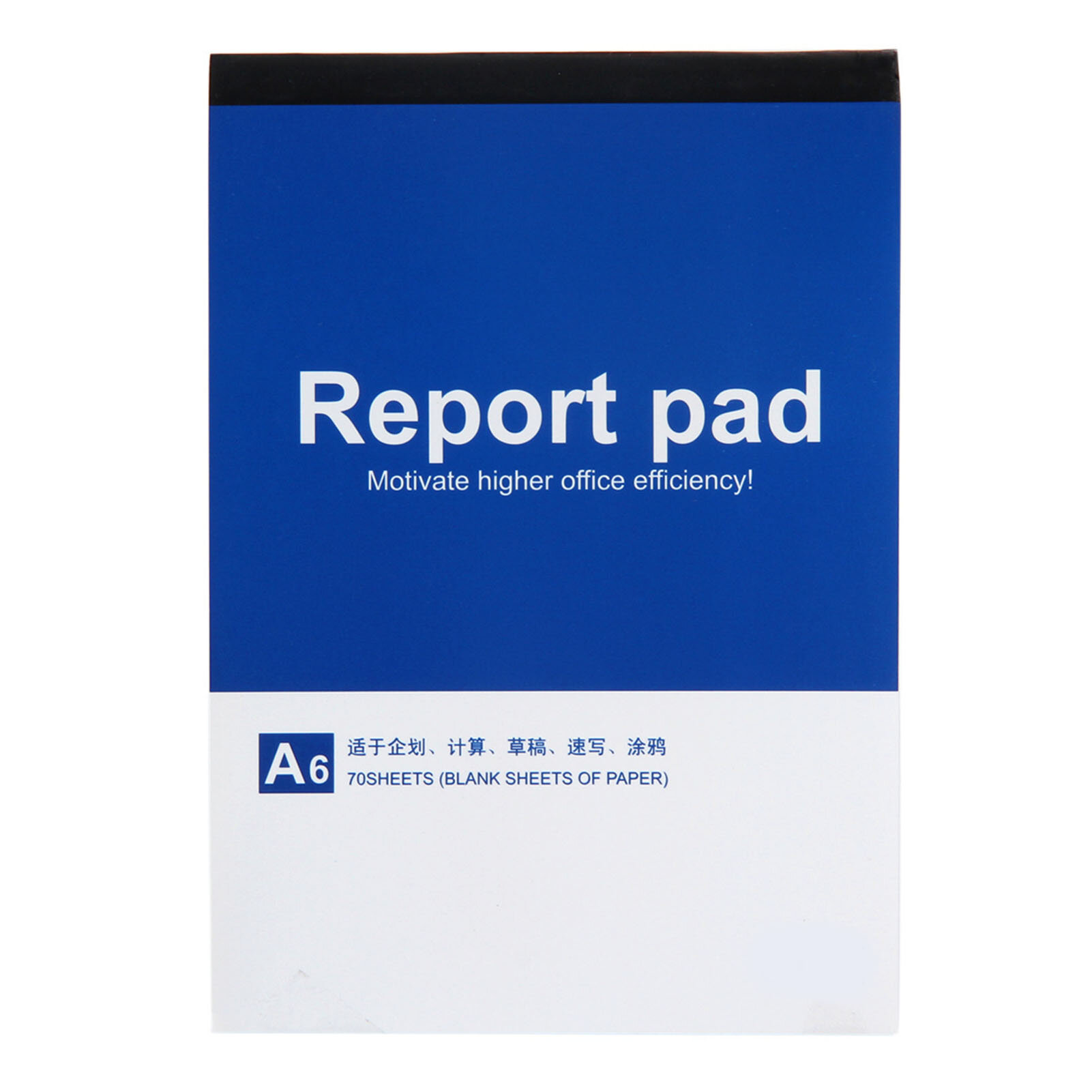 Blank Note Pad A6 Plain Paper Tearable Writing Tablet for Drafting Sketching Doodling