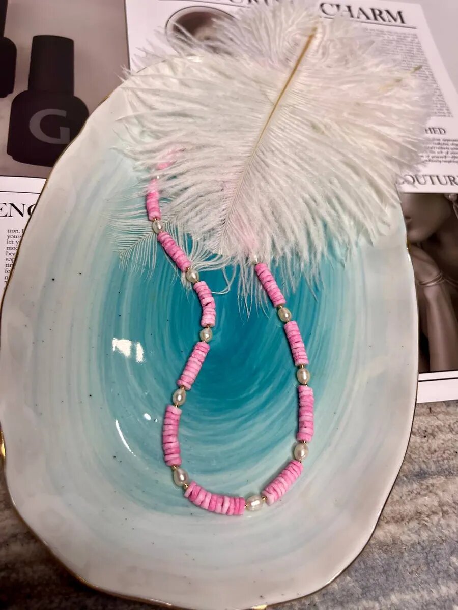 Чокер, жемчуг пресноводный