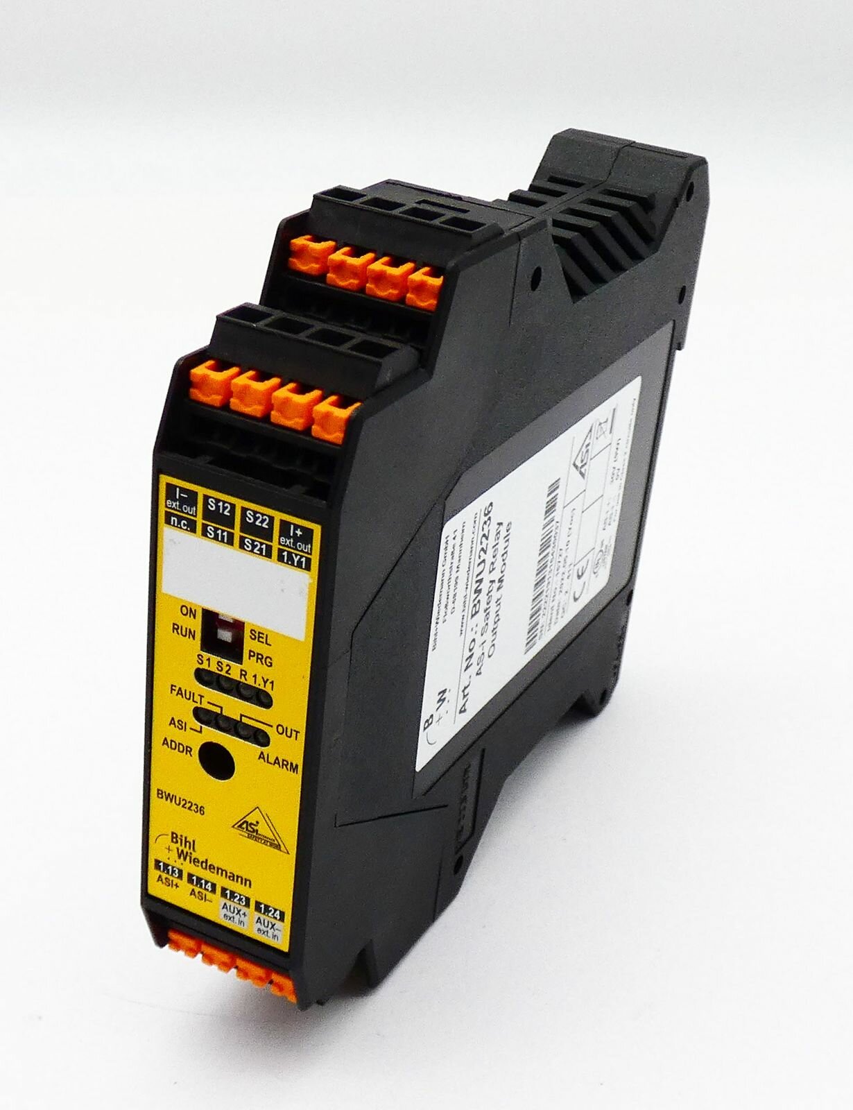 Модуль ввода/вывода безопасности ASi Bihl+Wiedemann BWU2236 БЕЗ КОРОБКИ AS-i Safety at Work (SaW)