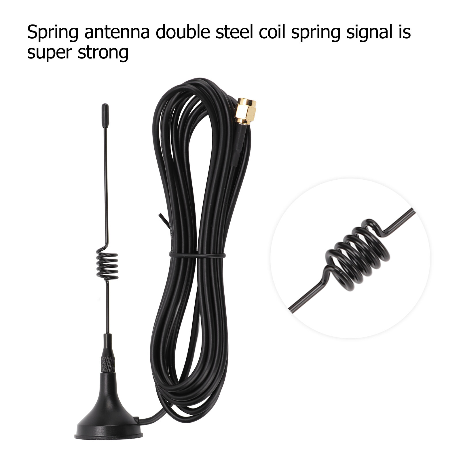 Радиоантенна 5DBI, 423 443 МГц, всенаправленная, с высоким коэффициентом усиления, с магнитным основанием для модуля LORA, охранная сигнализация, умный дом