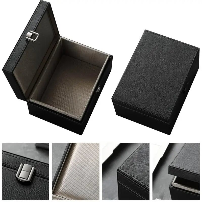 Блокирующая коробка для автомобильного ключа, противоугонная защитная коробка для ключей, коробка Фарадея, защитная коробка для банковских карт из искусственной кожи для чехла для автомобильных ключей