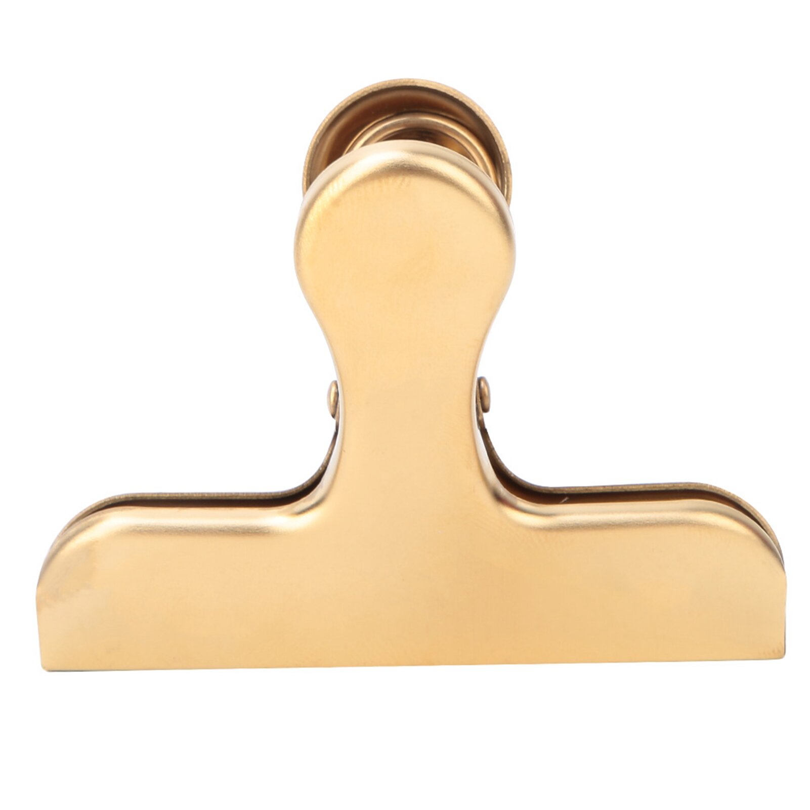 Stainless Steel Brass Color Clip Vintage Retro Style Sealing Clips Accessory(T shape)
