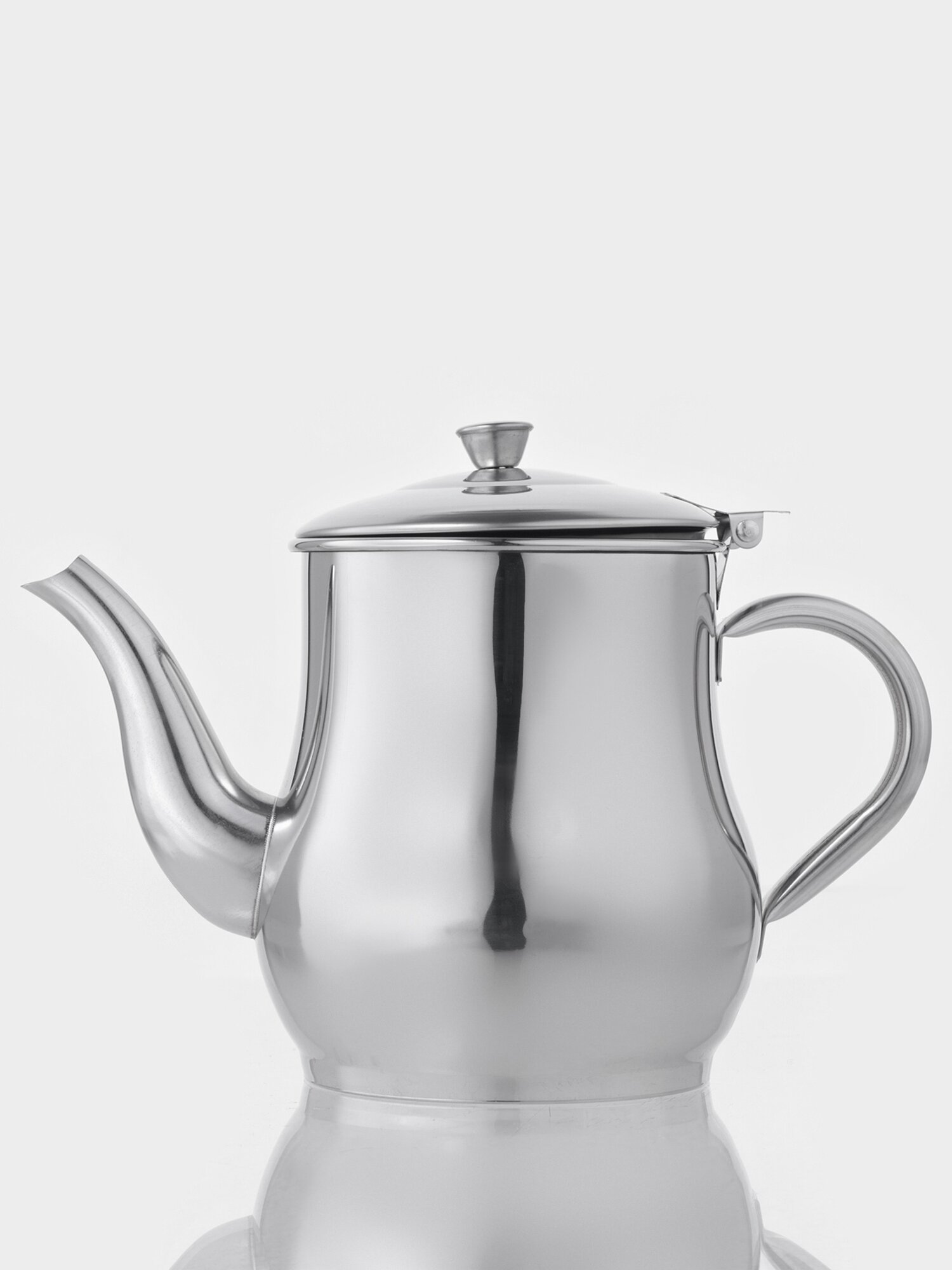 Заварочный чайник «Султан», 900 мл, 201 нержавеющая сталь, хромированный