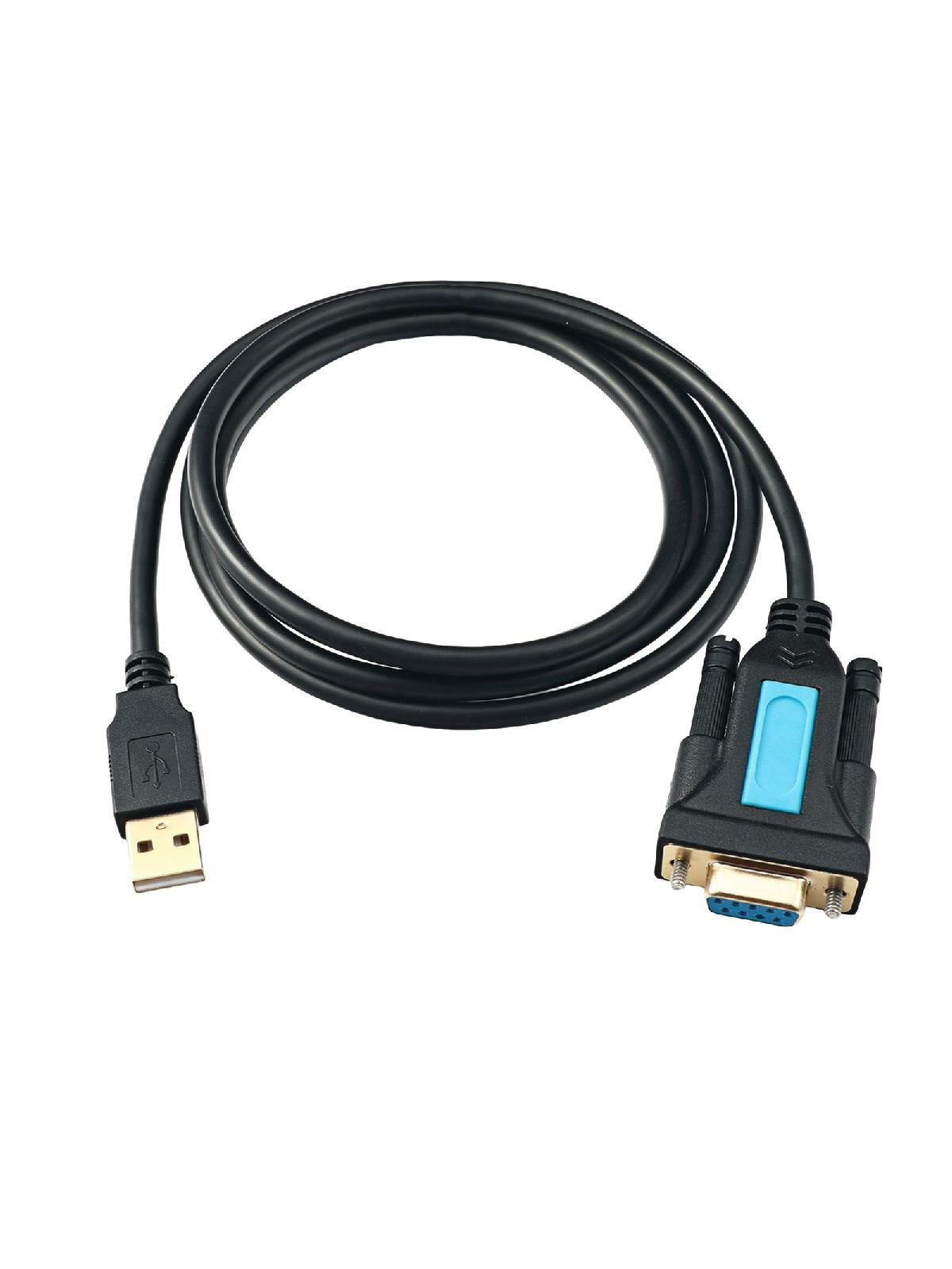 USB to RS232 Adapter with PL2303 Chipset USB 2.0 Male to RS232 Serial Adapter Female Cable for Desktop Laptop Printer