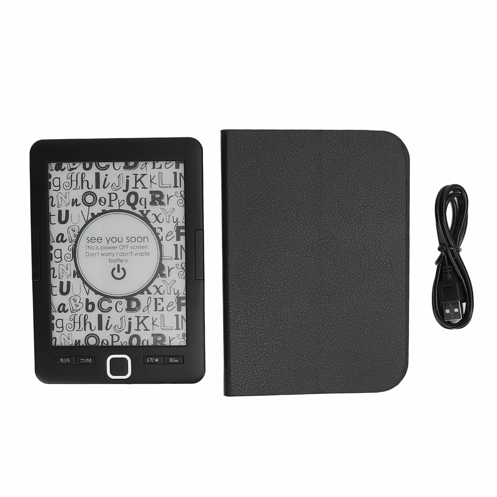 BK6033 Electric Book Reader с регулируемой яркости с 8G -хранением 6 -дюймовой чернильной сборы для поездок на поездки для поездки