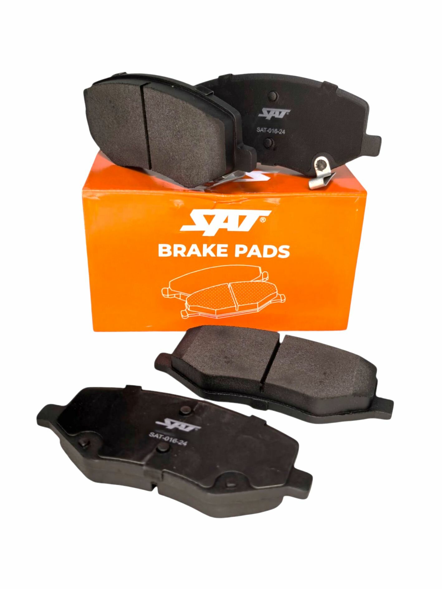 Колодки тормозные передние Джак ДжиСи4/С5 Москвич 3 (JAC JS4/S5 Moskvitch 3) комплект 4 шт. SAT