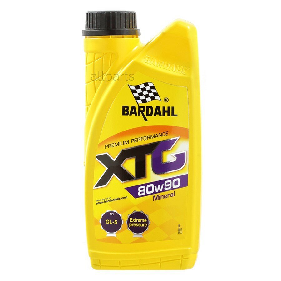 BARDAHL 36271 80w90 XTG GL-5 1L (мин. трансмиссионное масло)
