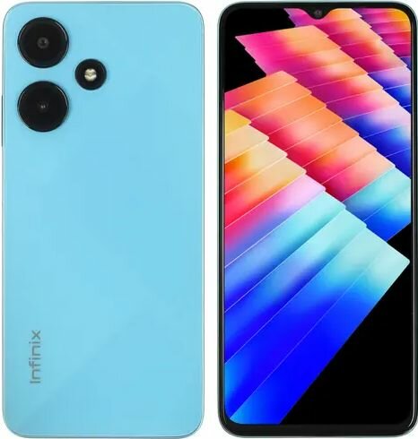 6,56" Смартфон Infinix HOT 30i 4/64 ГБ (4895180798429) 2023, голубой