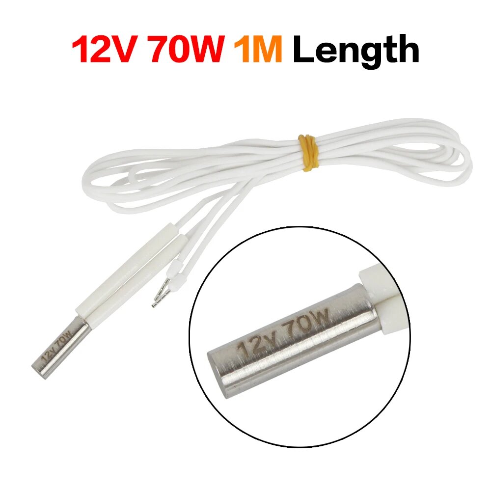 Нагревательный картридж 12V 70W 1M