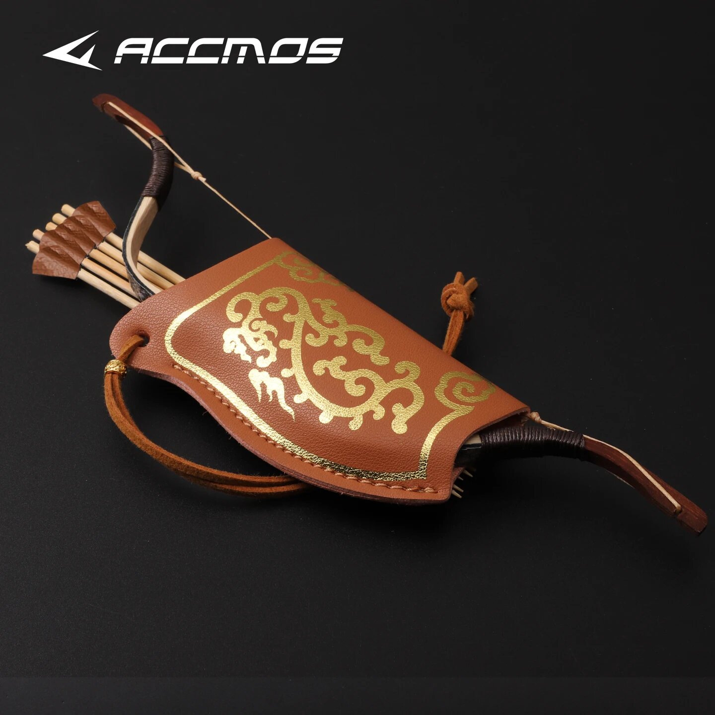 Мини лук ACCMOS из дерева и кожи