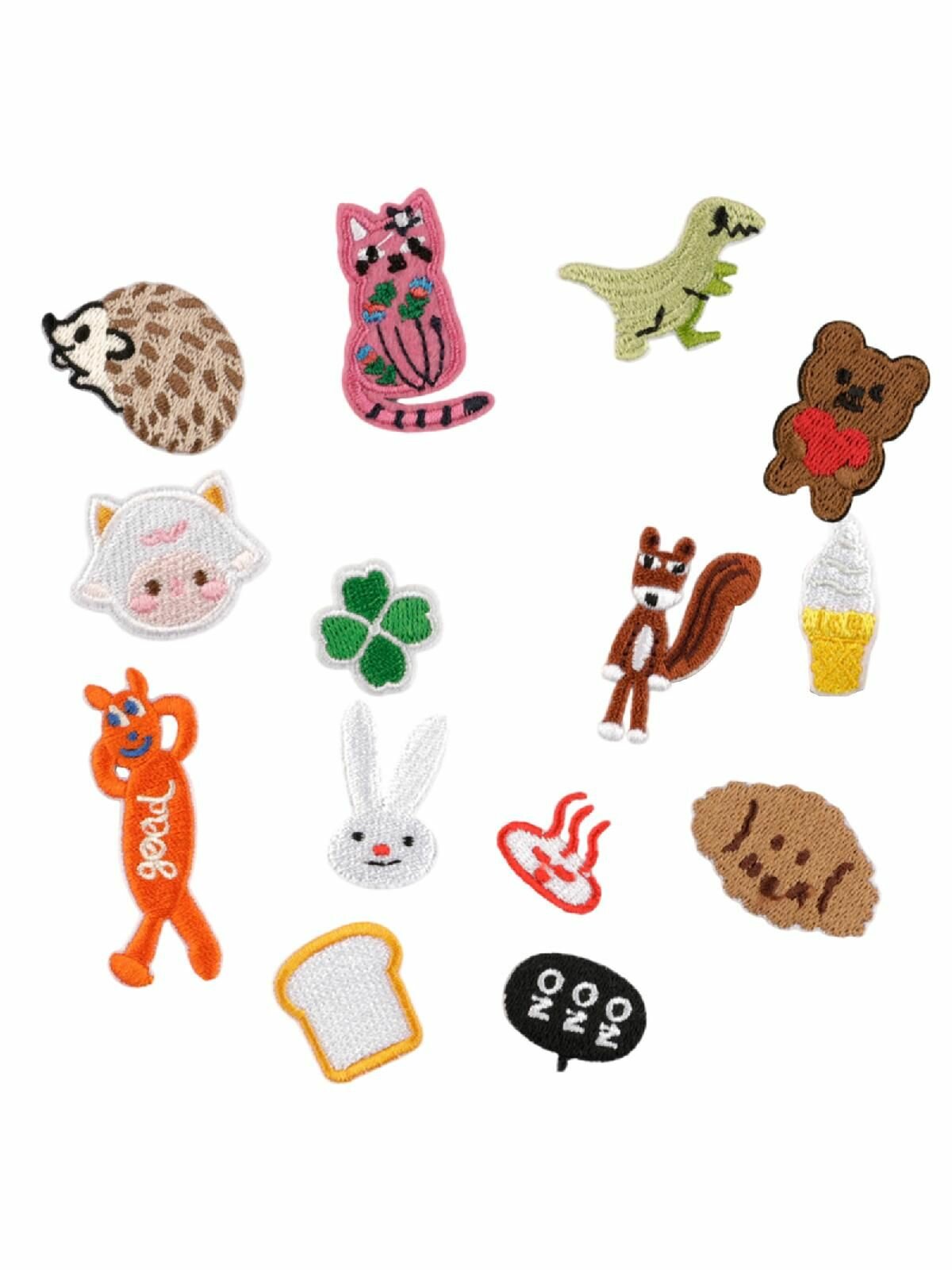 Кошачьи аппликации на одежду