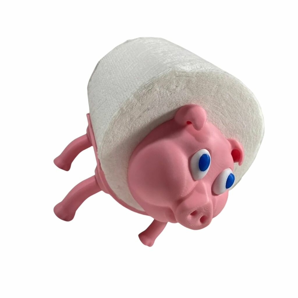 Фигурка, (один) держатель для туалетной бумаги -глупая свинья