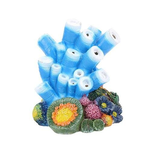 Искусственные кораллы из смолы, аквариумы, аквариумы, аквариумы, пузырьки, украшения дома