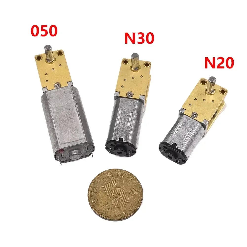 Металлический мотор-редуктор N20/N30/N50 DC 3В-12В C 13RPM-53RPM, 050 Motor