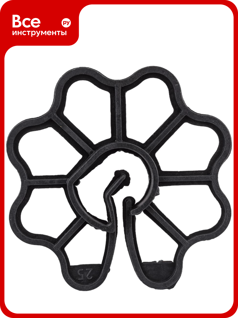 Фиксатор, Звездочка, арматуры Звездочка 25 мм, 1000 шт BEFAST ФЗ0251000S