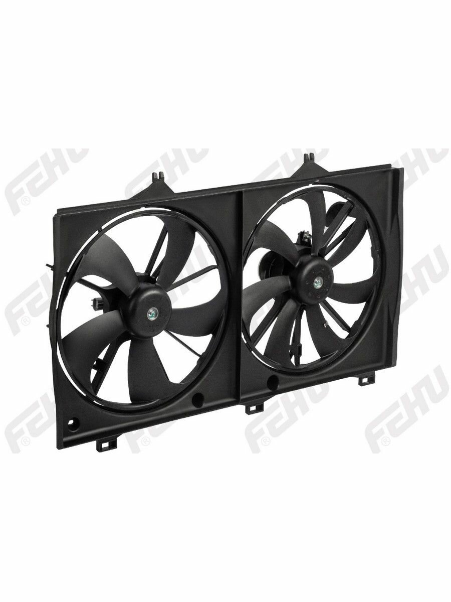 Электровентилятор охлаждения с кожухом (2 вентилятора) для а/м Toyota Camry, FEHU FFC1018H