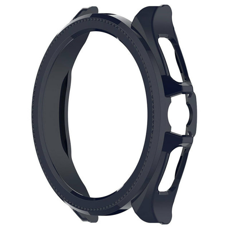 Защитный бампер-чехол MyPads из прочного пластика для Xiaomi Watch 2 Pro, с противоударными свойствами, синий MyPads