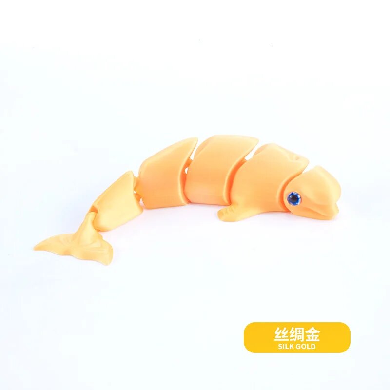 Реалистичные фигурки дельфинов Gold