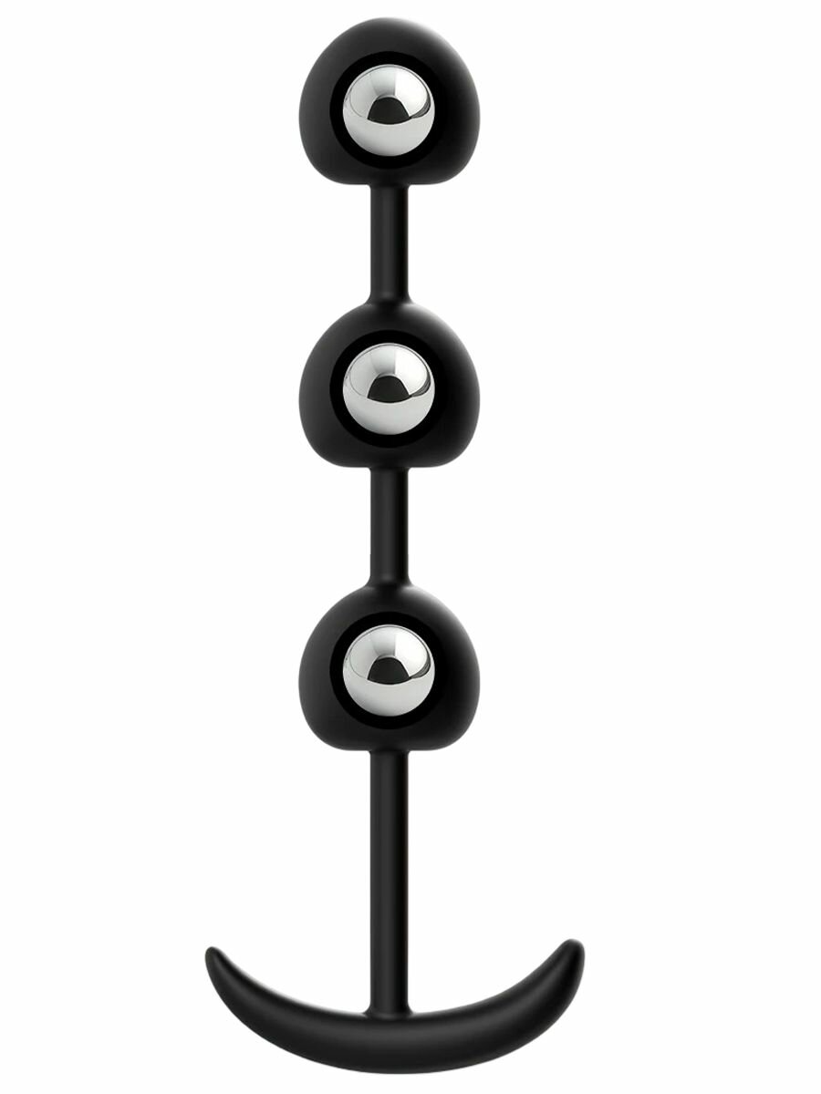 Анальная пробка "ANAL VIBRA PLUG BLACK" 19см