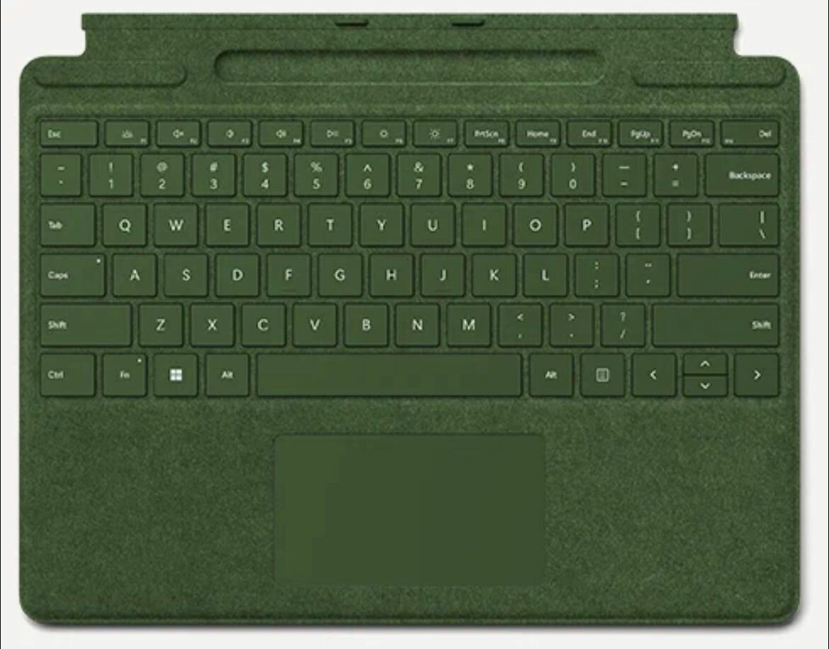 Клавиатура Microsoft Surface Pro X/8/9/10/11 Signature Keyboard Forest Alcantara RUS