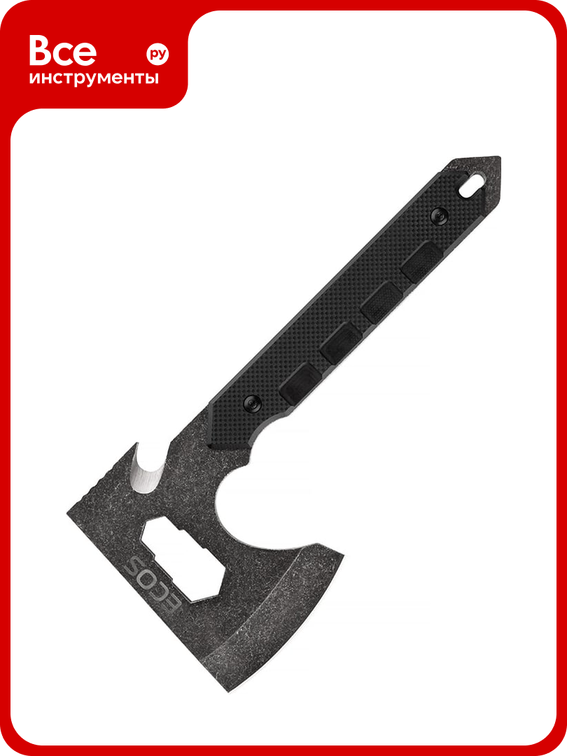 Тактический многофункциональный топор Ecos 5 в 1 325144, стальной, универсальный, 210×90