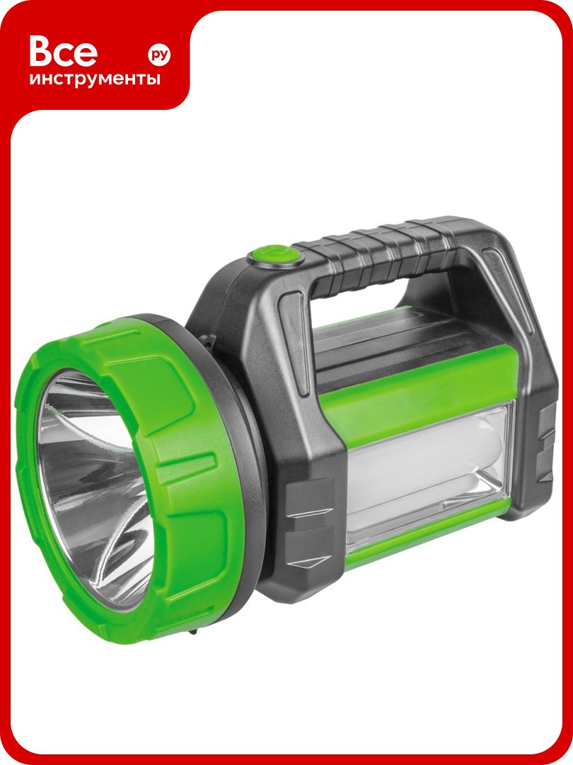 Фонарь, Navigator, Navigator, NPT-SP18-ACCU, прожектор/кемпер, 1LED, 5Вт+20LED, 10Вт, 250лм, АКБ 2Ач