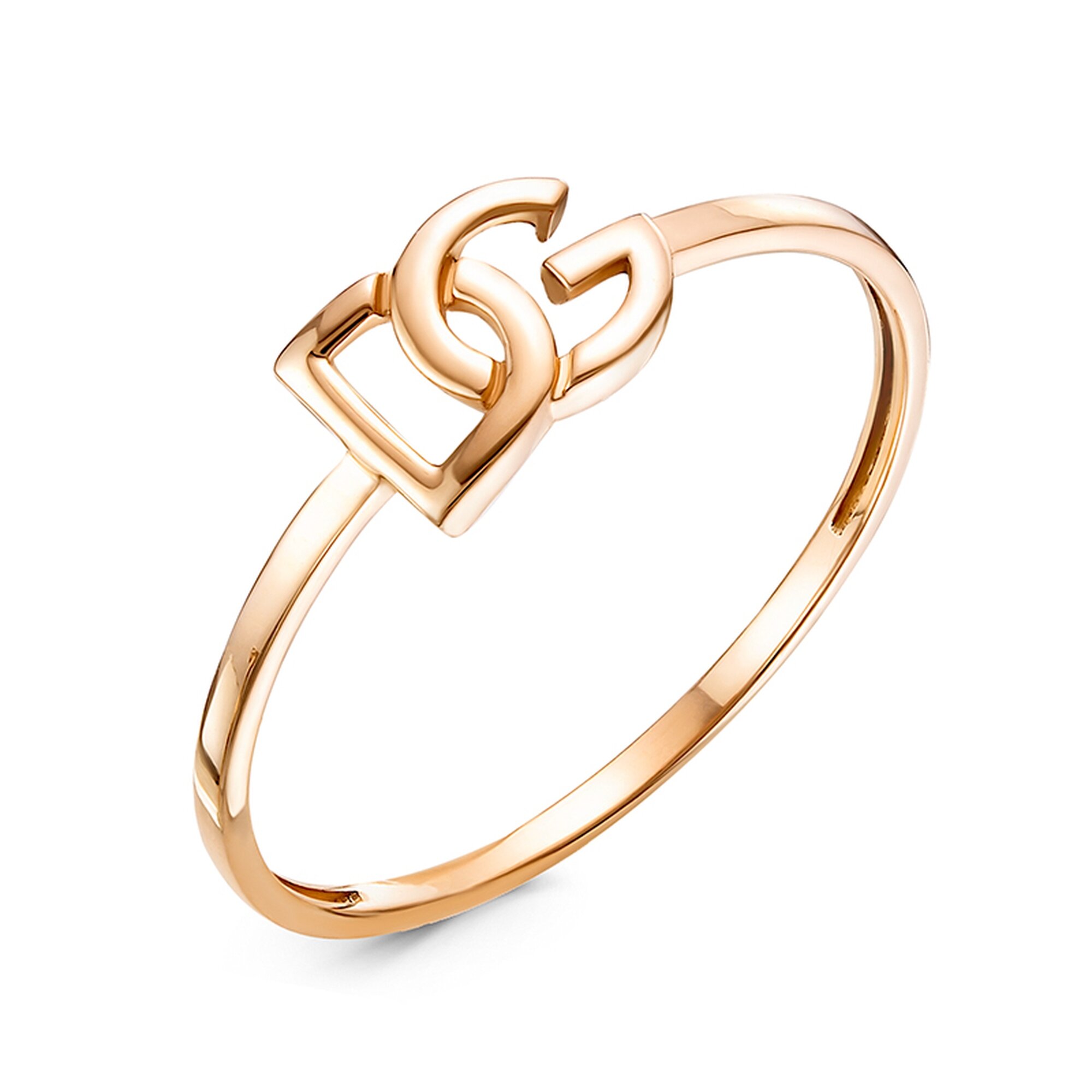 Кольцо, красное золото, 585 проба