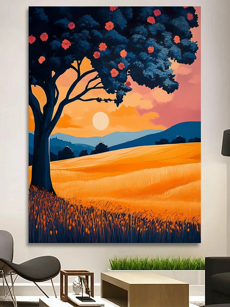 Природа / дерево, картина на стену / в интерьер, 40х60 см.