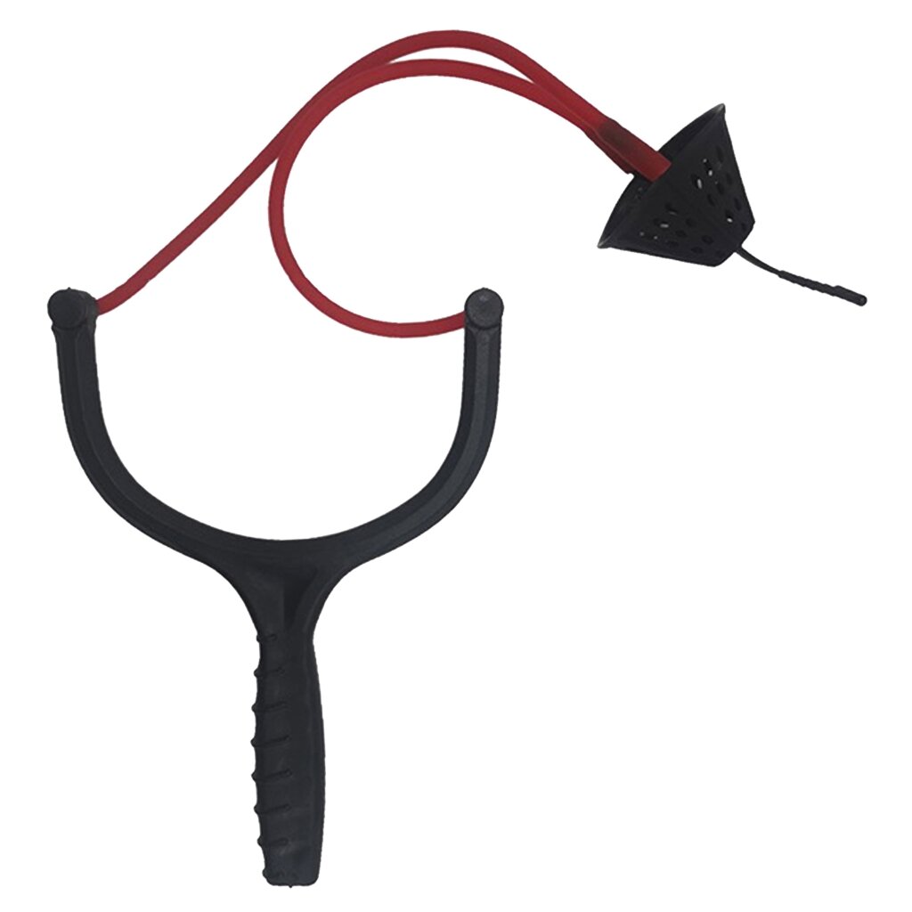 Красная кожаная круглая чаша для метания рыболовных гнезд, метатель приманки