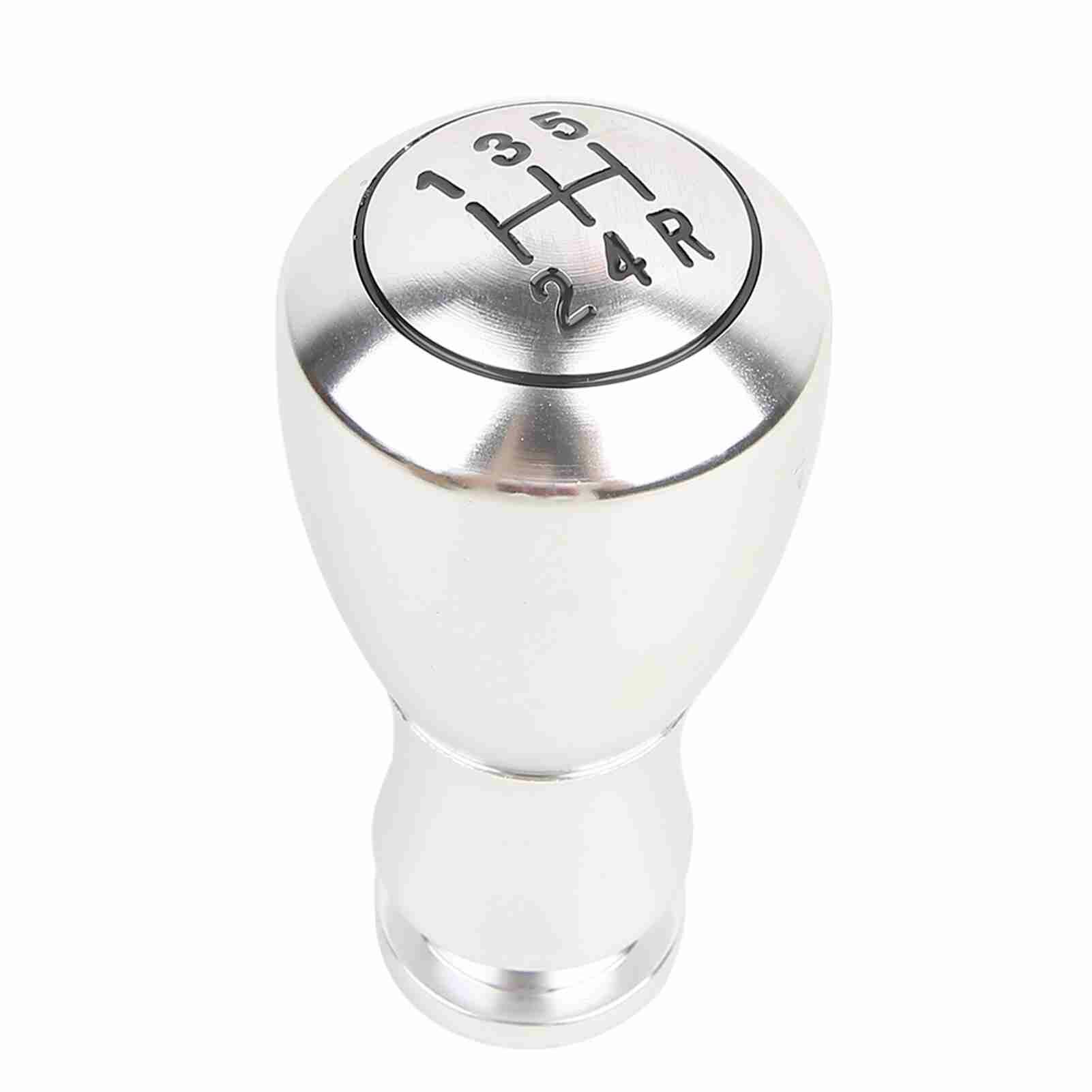 Универсальная 5-ступенчатая ручка переключения передач, серебристая, для механической и автоматической коробки передач, внутренний рычаг переключения передач для плавного управления автомобилем