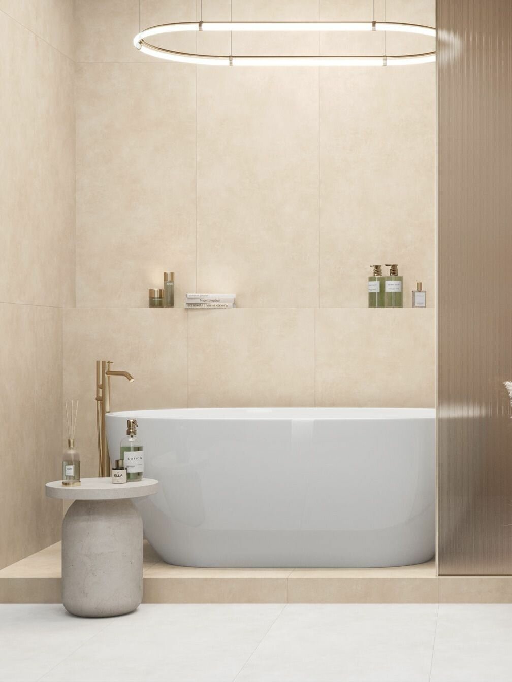 Керамогранит под бетон ALMA CERAMICA MURAL GFU60120MUR04R матовый 600x1200