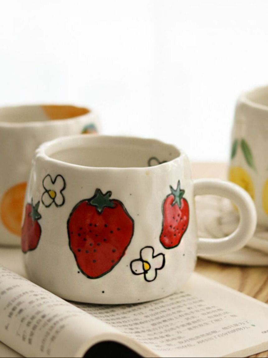 Кружка Лимоны керамическая чашка