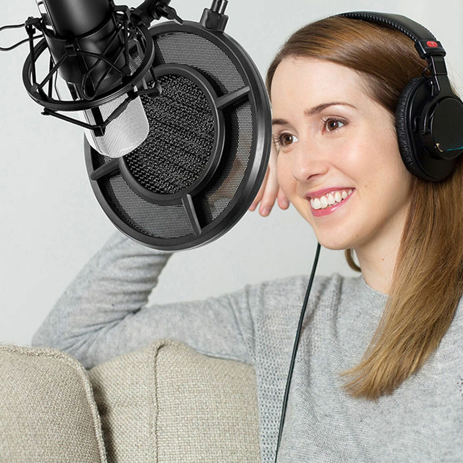 Многослойный ветрозащитный фильтр для микрофона