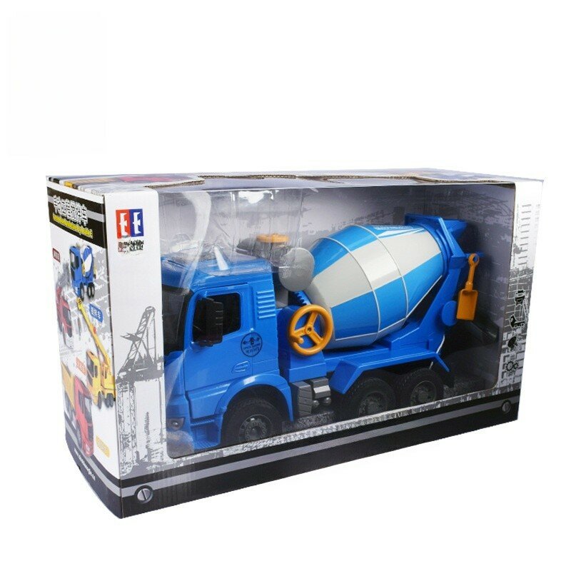Large inertia construction vehicle toy with realistic design for kids learning and play