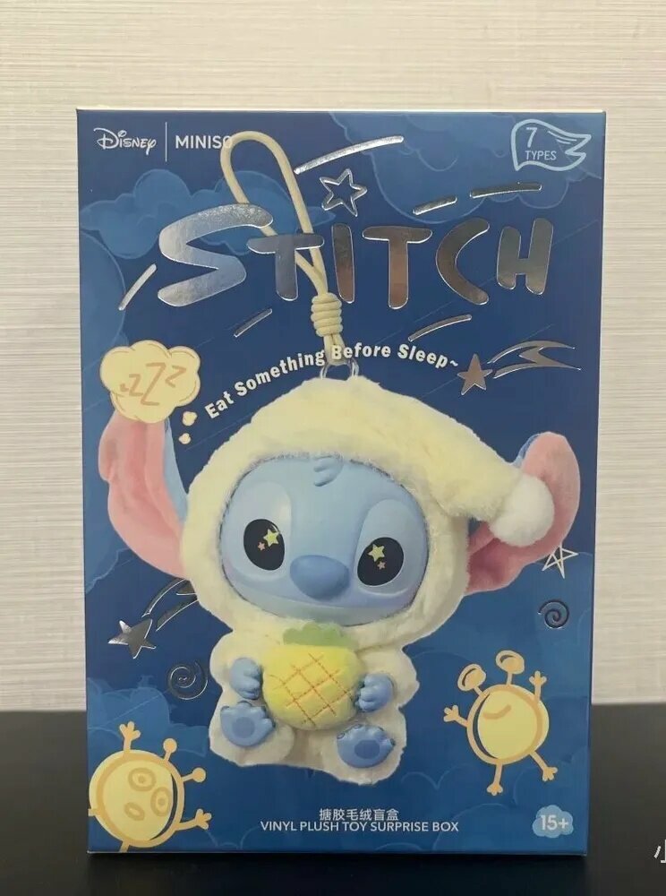 Лабубу Стич Labubu Stich Игрушка сюрприз Blind Box miniso stitch Оригинал