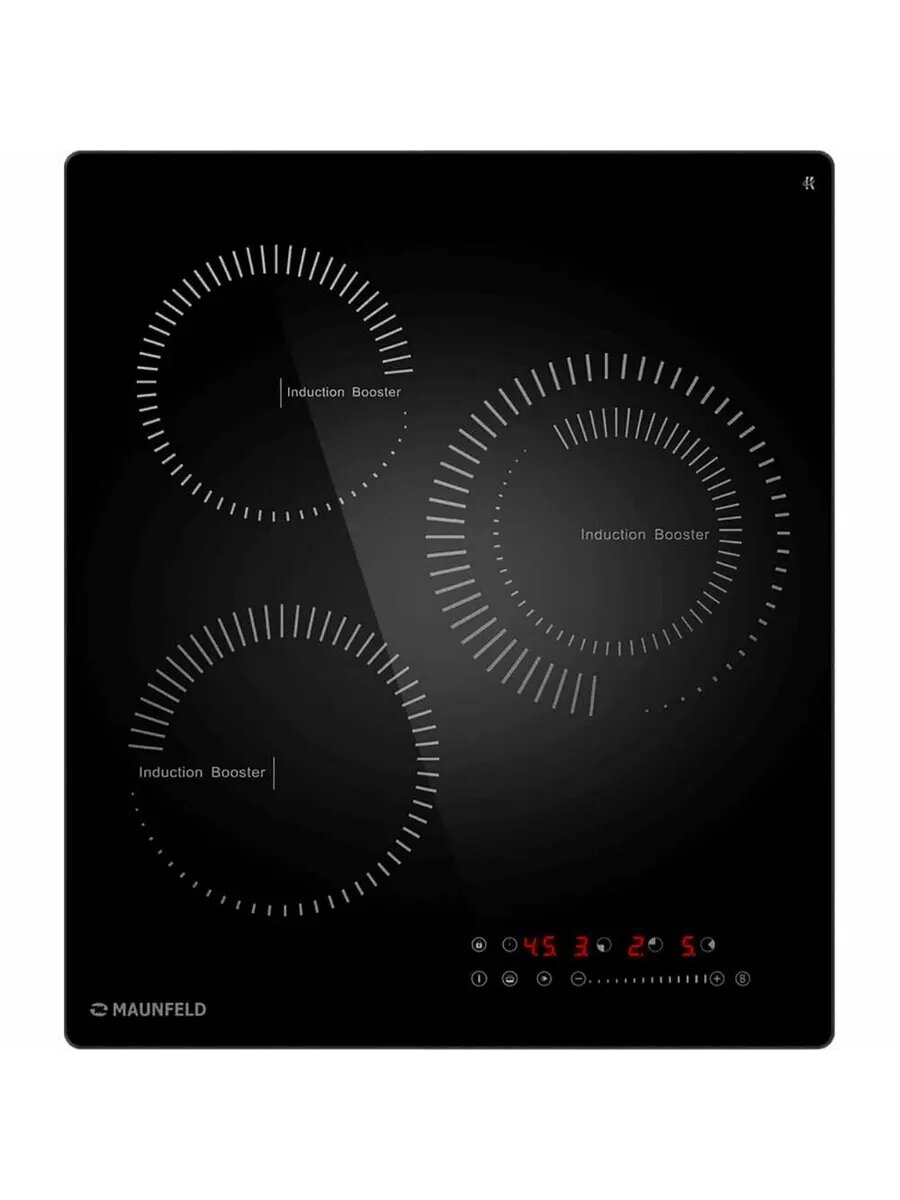 Варочная поверхность Maunfeld, CVI453STBKC, индукционная, 3 зоны, сенсорное управление