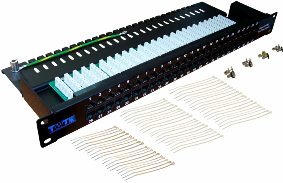 Патч-панель TWT (TWT-PP50TEL45)