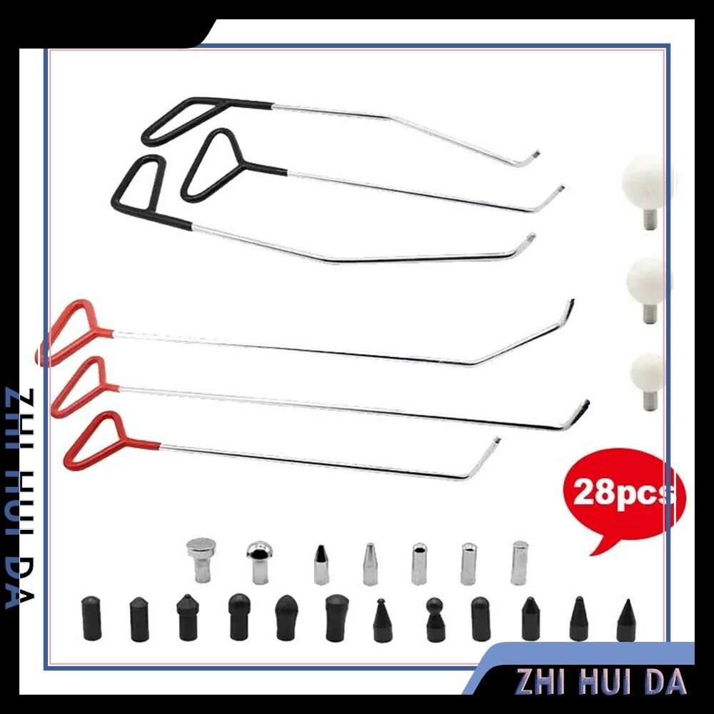 Крючки pdr пдр со сменными насадками. Инструмент для удаления вмятин без покраски. Ремонт вмятин.